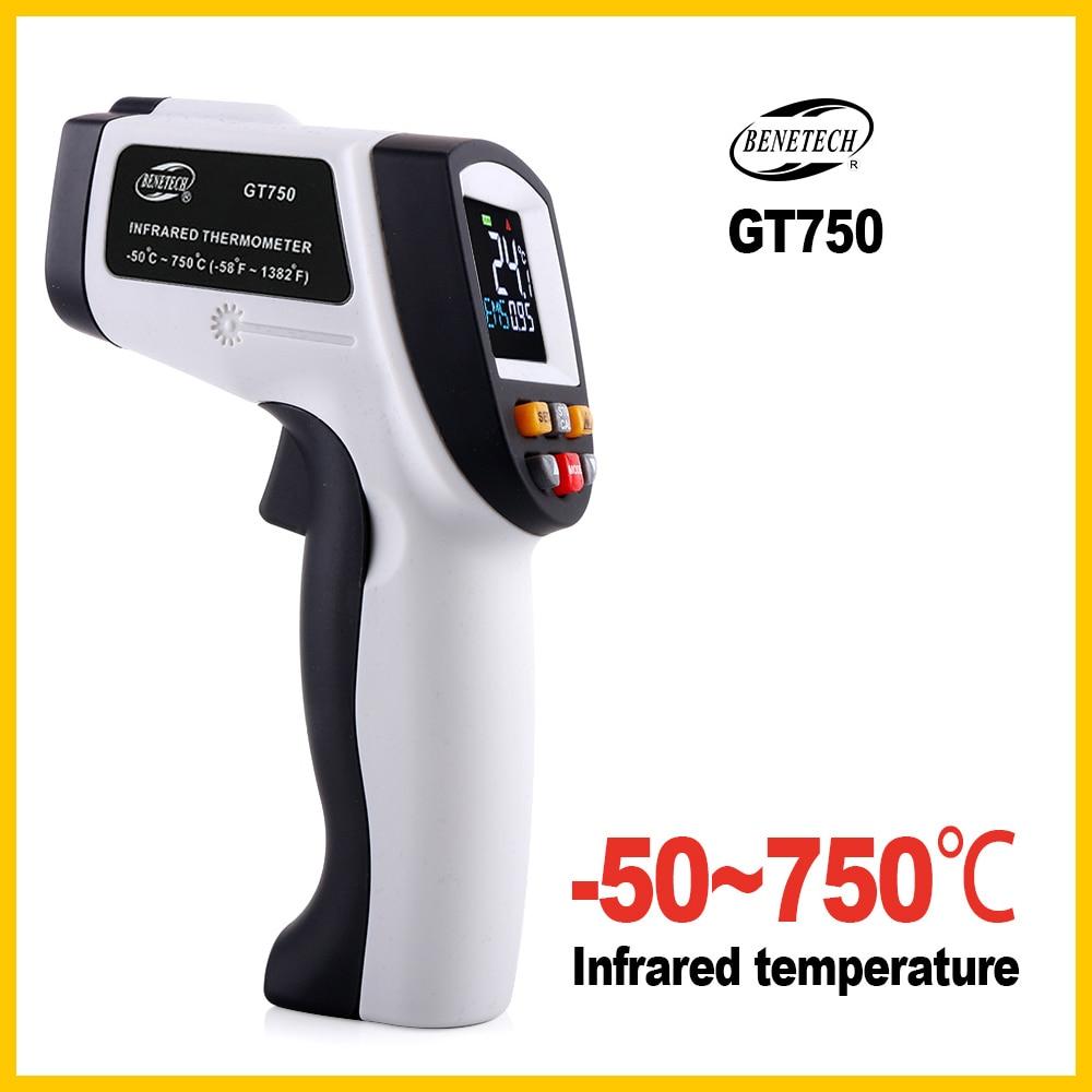 Digital Infrared Laser Thermometer -50~750C - DIY Geek