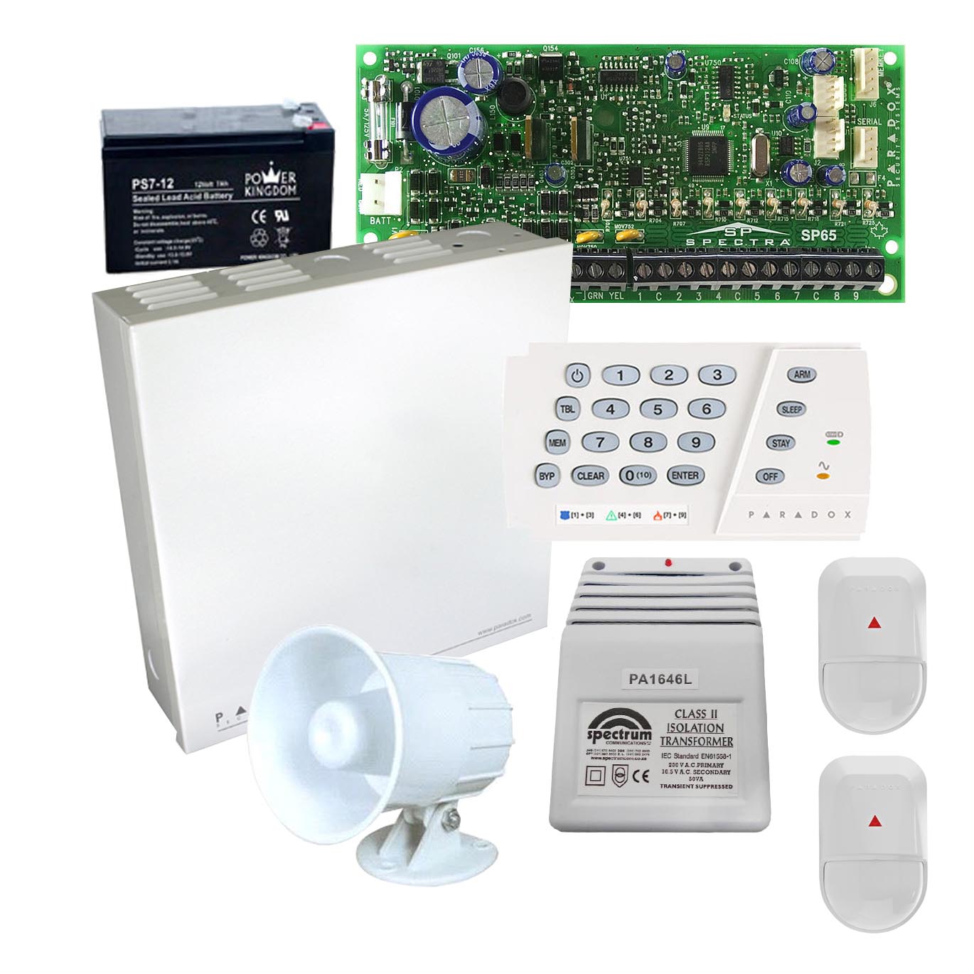 SP65 NV5 K636 LED Keypad Full Kit with Small Metal Box - DIY Geek