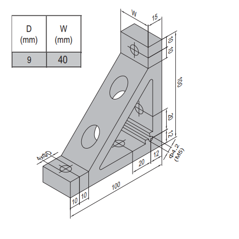 AP Bracket 100x100 PG50-50 - DIY Geek