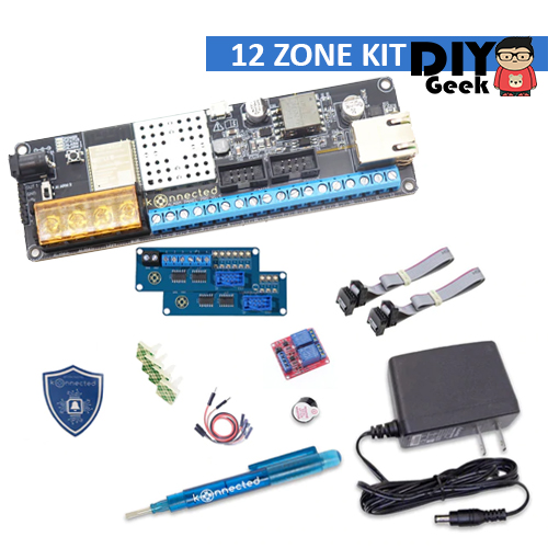 Konnected Alarm Panel Pro 12-Zone Smart Wired Alarm Kit - Interface Kit ...
