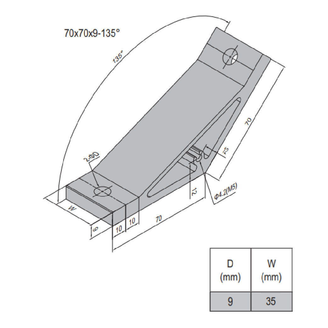 AP Bracket 70x70 PG45-45 - DIY Geek